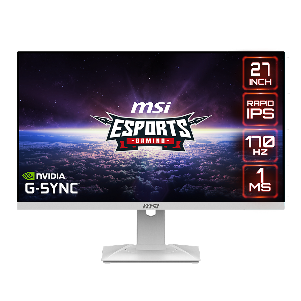 MSI G274QRFW 27" IPS 170Hz White Gaming Monitor | Powered by MSI — MSI ...