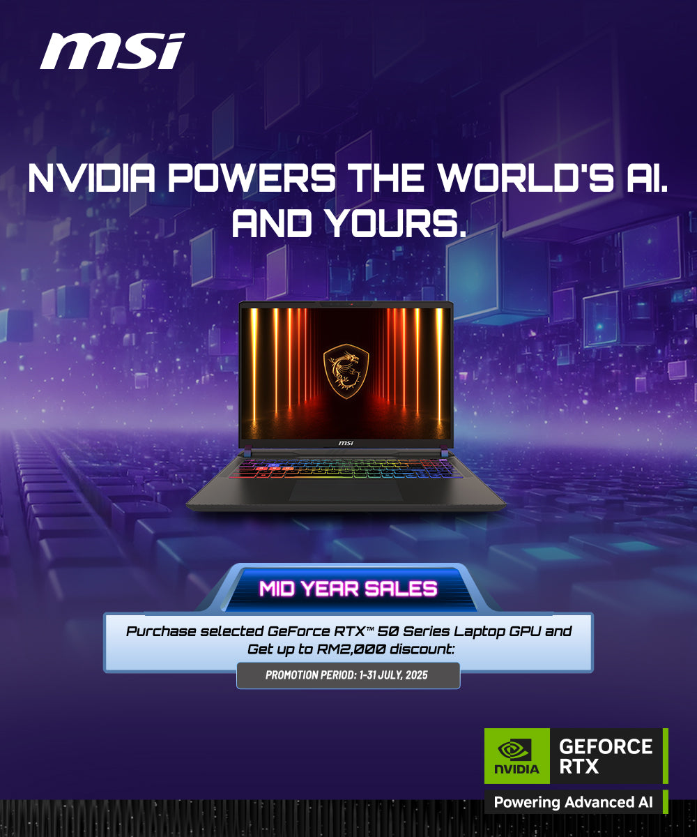 MSI x NVIDIA GeForce Mid Year Sales – MSI Store | Malaysia