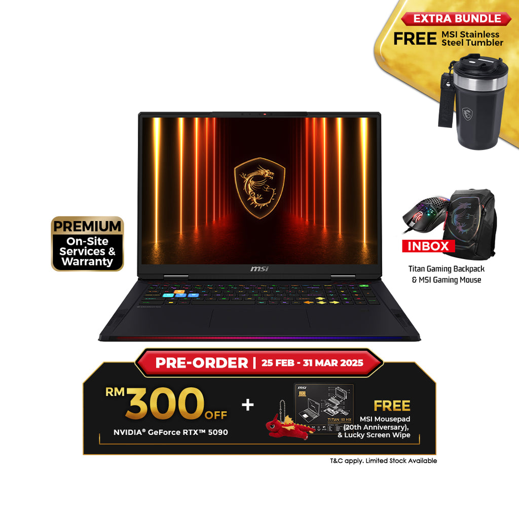 Pre Order RTX50 series Laptop — MSI Store | Malaysia
