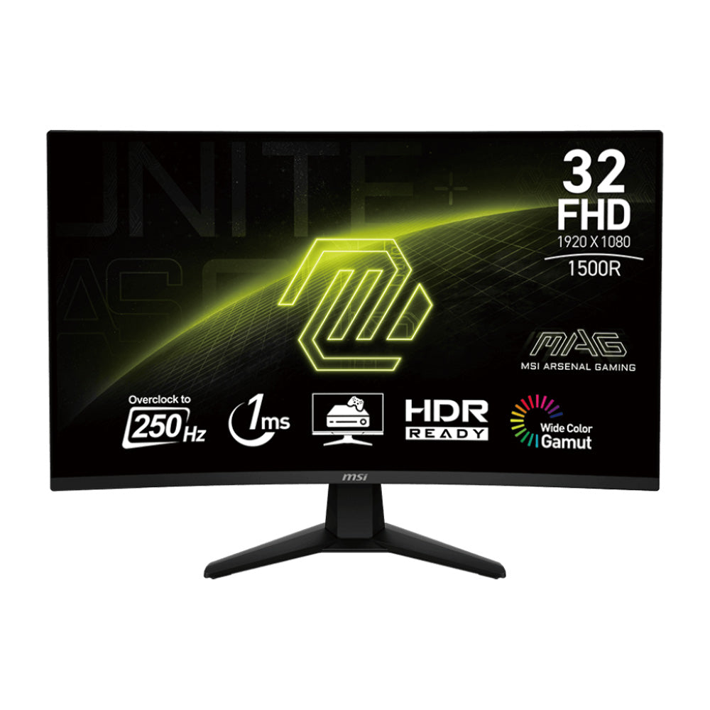 MSI MAG 32C6X 31.5" VA FHD 250Hz Curved Gaming Monitor – MSI Store ...