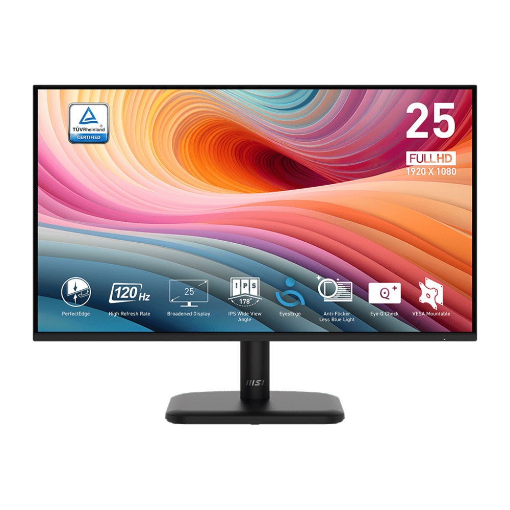 MSI PRO MP251L E2 24.5" IPS FHD 120Hz Business & Productivity Monitor ...