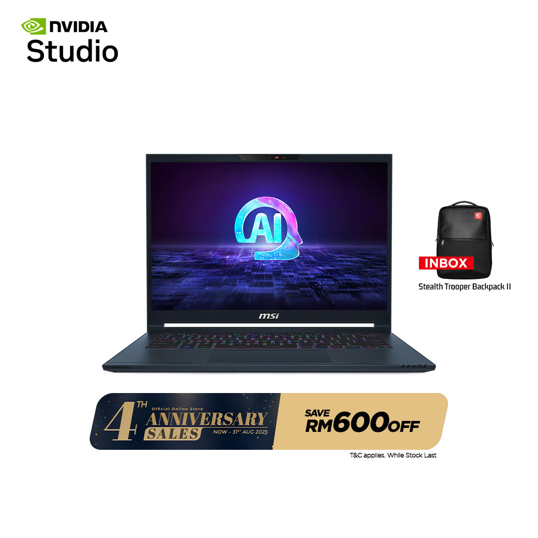 MSI Stealth 14 AI Studio A1VEG 060 Gaming Laptops [NVIDIA® GeForce RTX ...