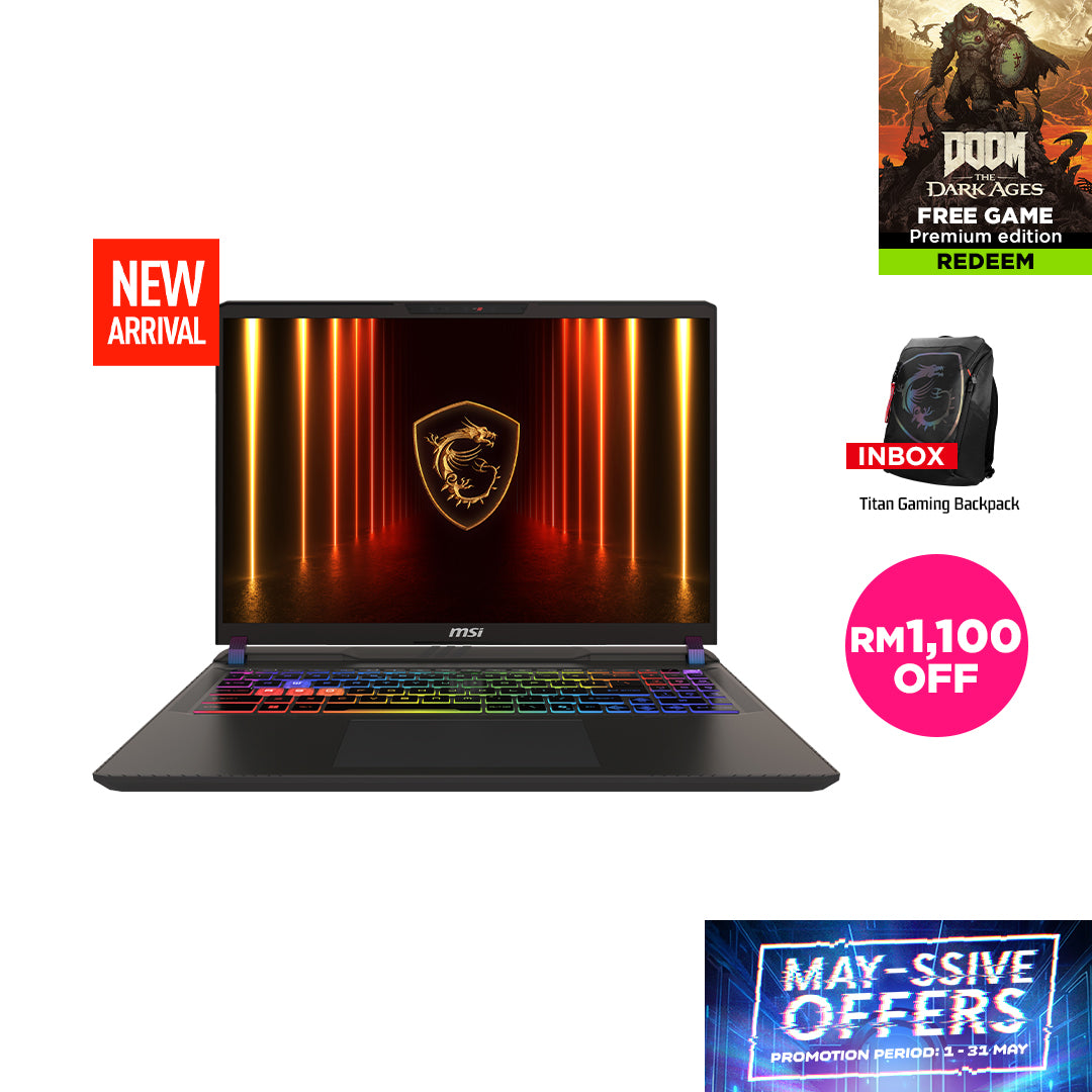 MSI Vector 16 HX AI A2XWHG 046 Gaming Laptop — MSI Store | Malaysia